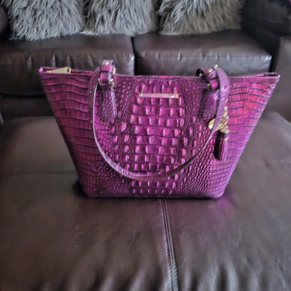 Brahmin | Bags | Sale Brahmin Medium Asher Purple Potion New | Poshmark